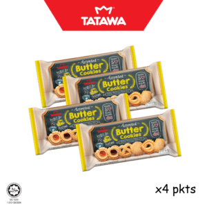 Tatawa Assorted Butter Cookies [128g x 4packs] - Tatawa