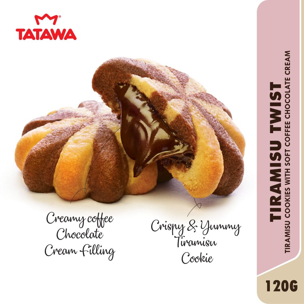 Tatawa Tiramisu Twist: Tiramisu Cookies with Soft Coffee Chocolate ...