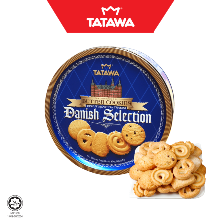 Tatawa Danish Selection Butter Cookies 454g - Tatawa