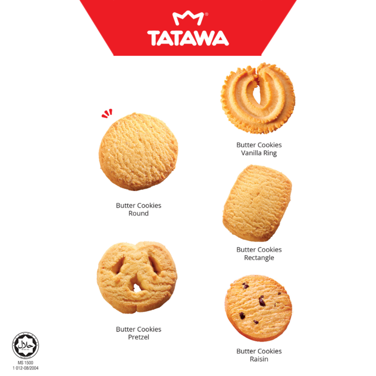 Tatawa Danish Selection Butter Cookies 454g - Tatawa