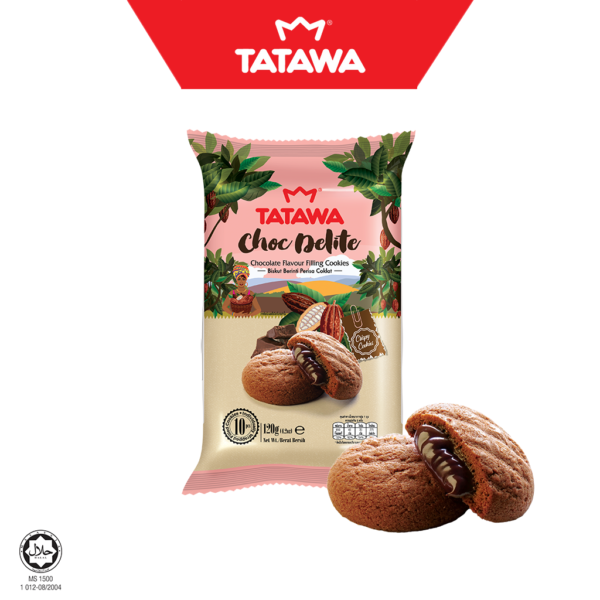 Tatawa Choc Delite: Chocolate Cream Filled Cookies [120g] - Tatawa